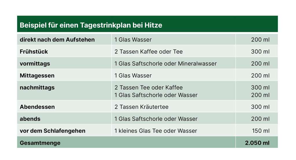 Trinkplan Fur Senioren Zum Ausdrucken